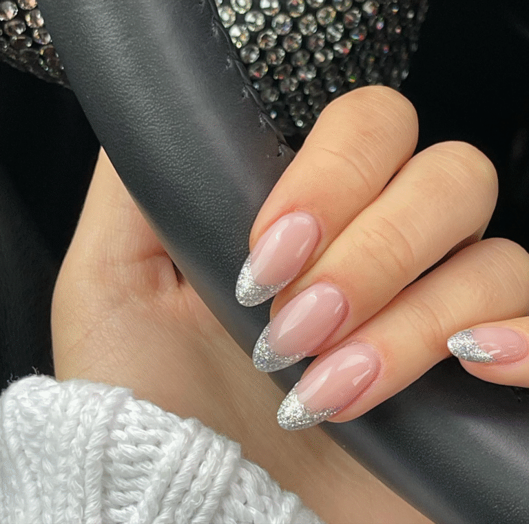 25+ V-Cut French Tip Nail Designs: Bold, Chic & Modern - Salon 1150