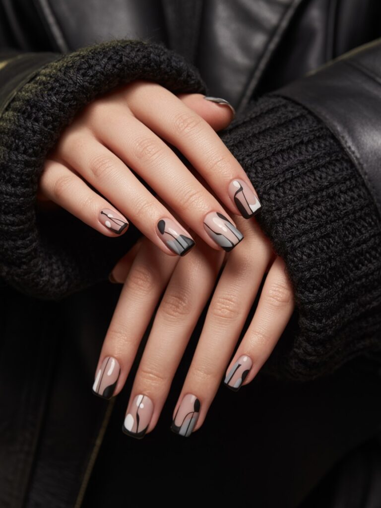 26 Black French Tip Nail Designs for Bold, Chic Look