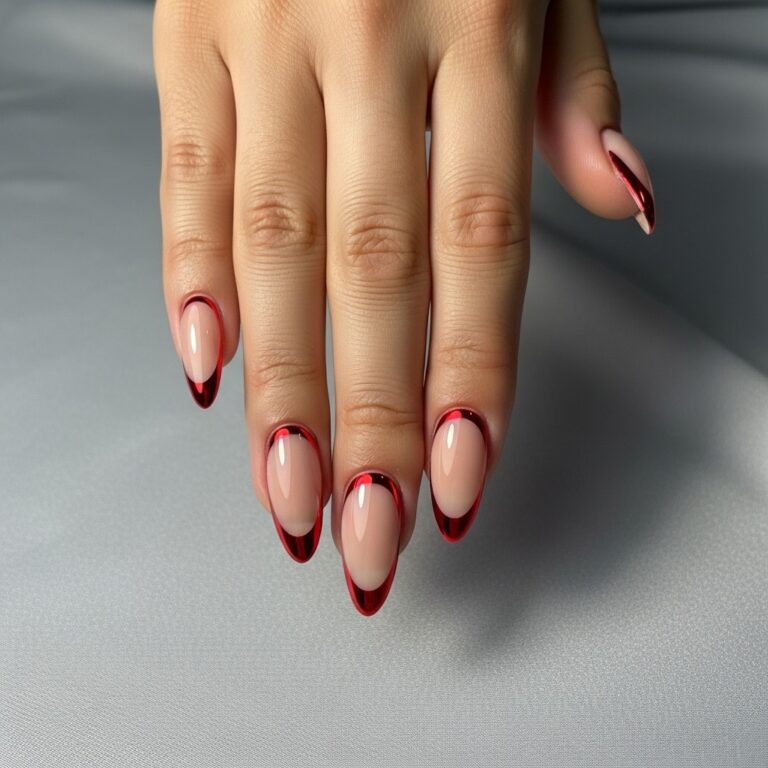 39 Red French Tip Nail Designs Trending in 2026