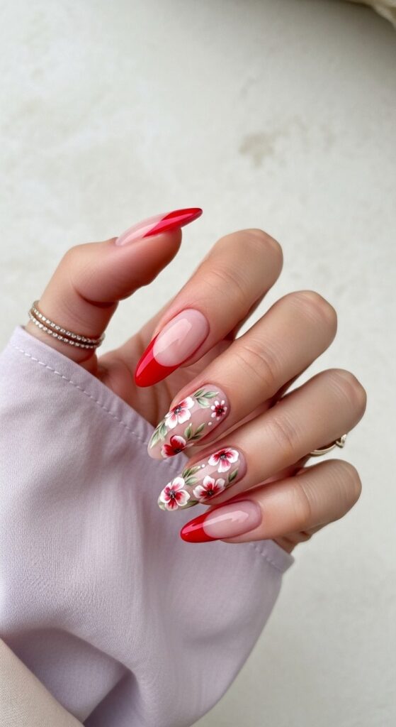 39 Red French Tip Nail Designs Trending in 2026