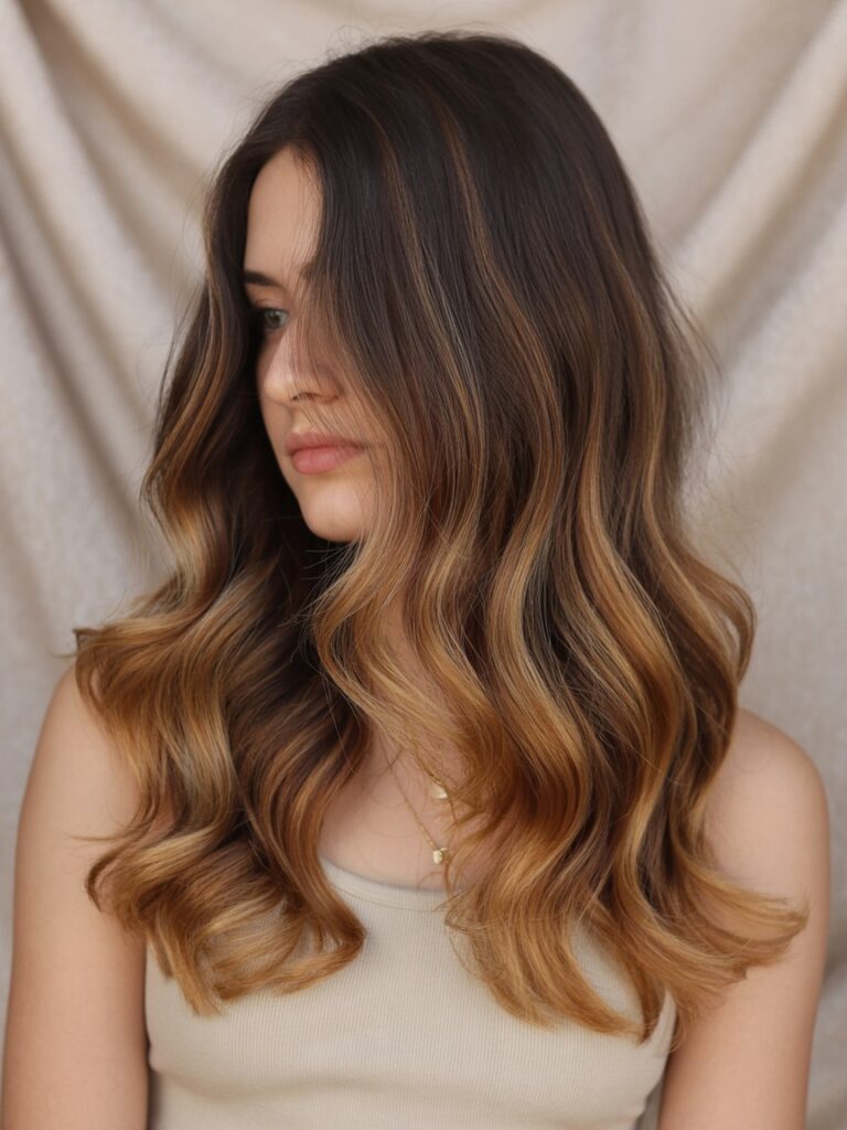 28 Caramel Balayage Ideas for Brunette & Brown Hair 2026